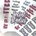 Custom School Subject Stickers Ready to Place on Your Back to School ...