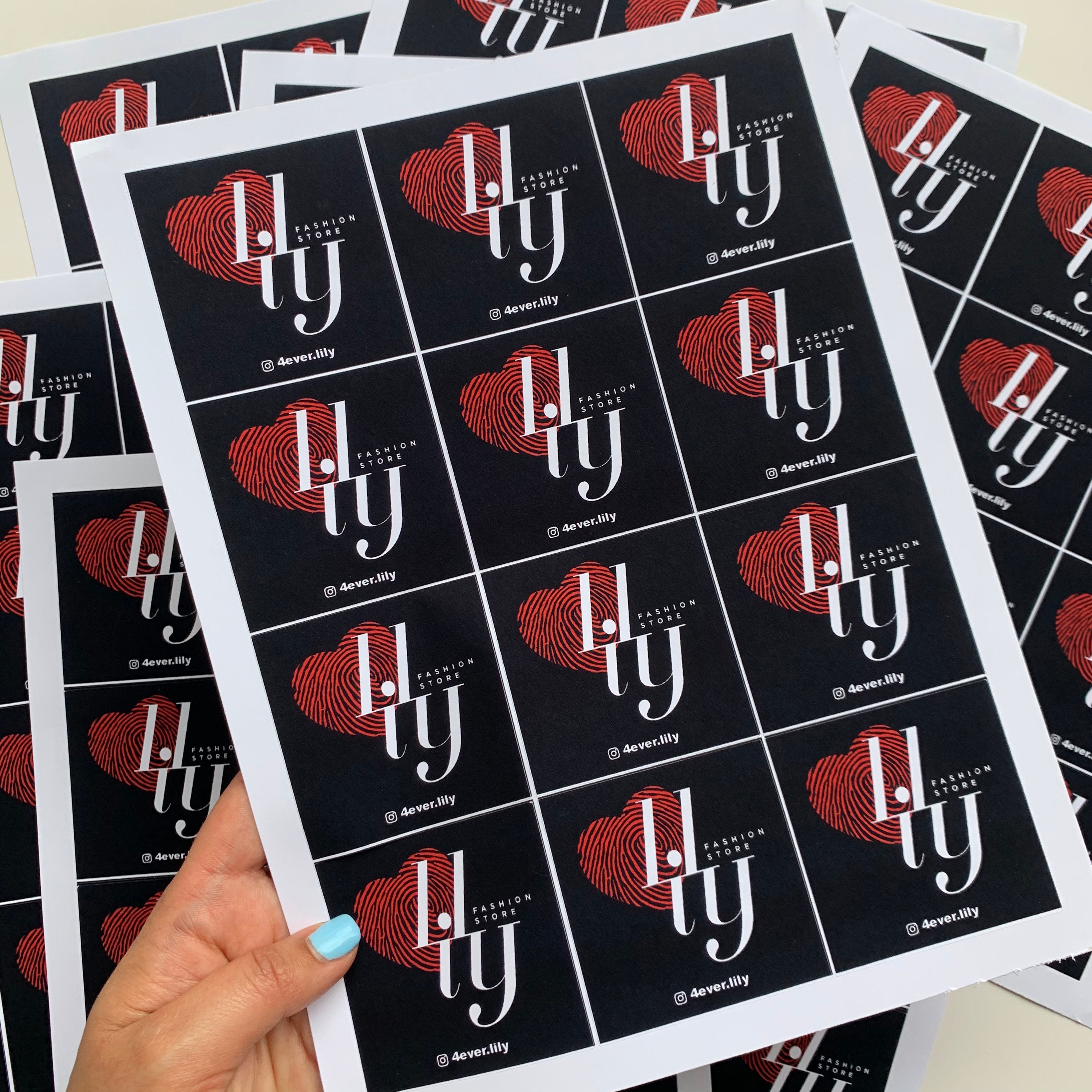 Logo stickers custom round labels perfect for branding | Etsy