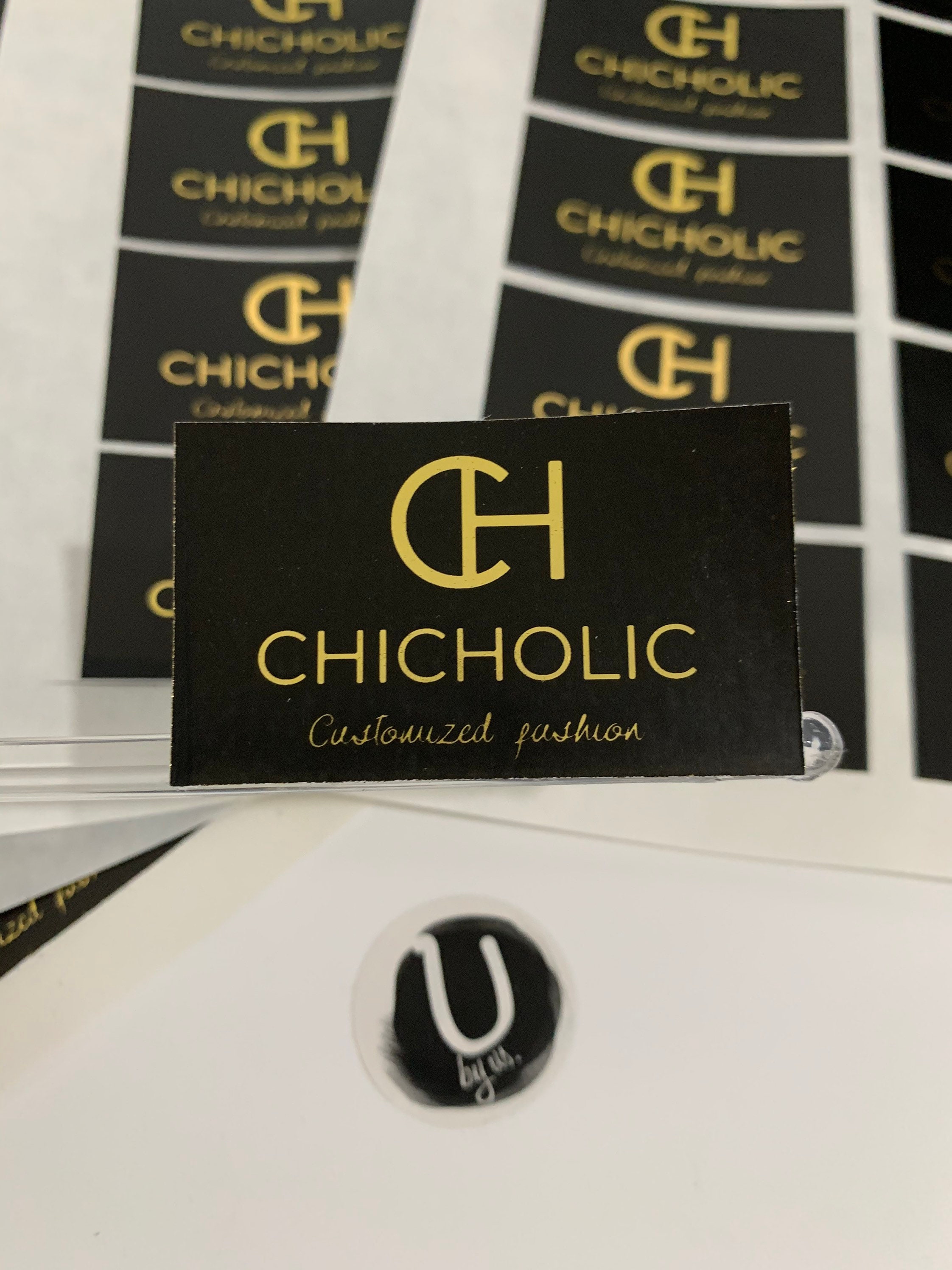 Custom Gold Stickers Personalized Labels Perfect for | Etsy