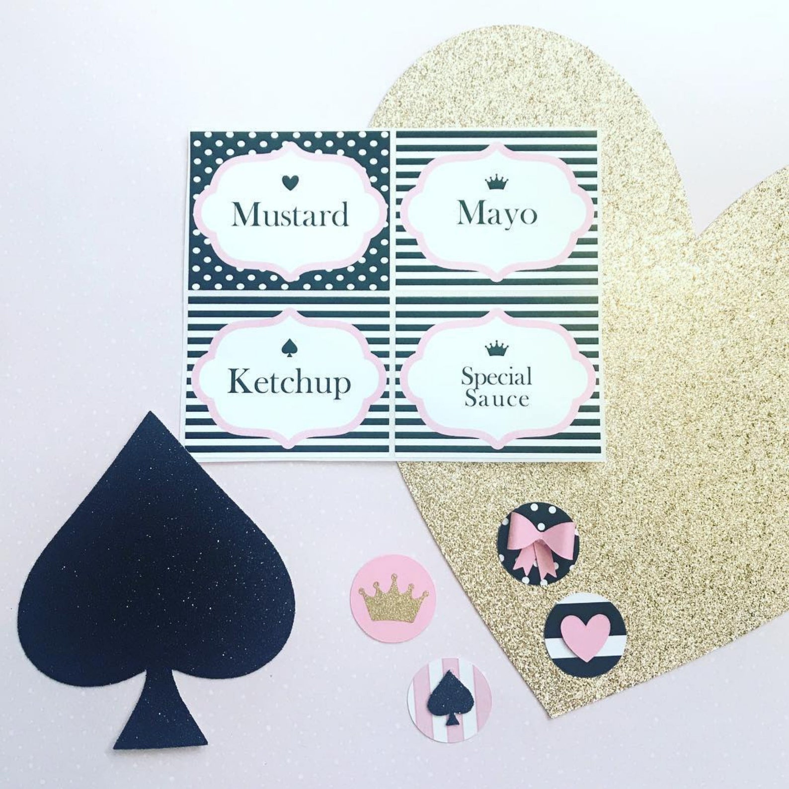 Hello Teen Cake Topper is Kate Spade Inspired, With Black and White ...