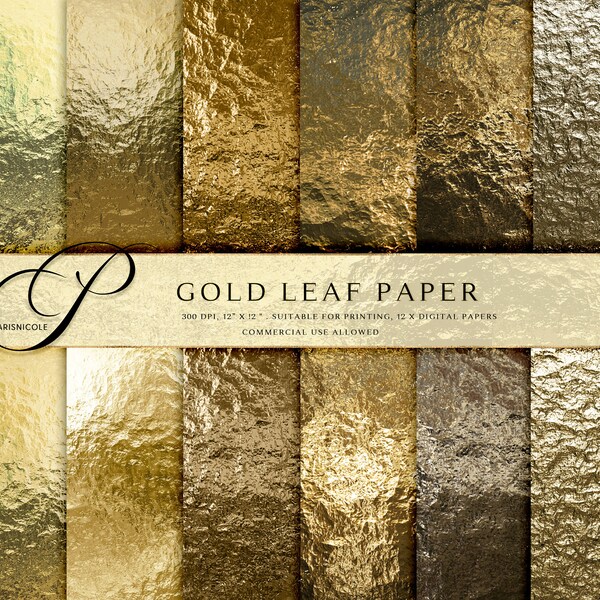 Metallic Gold Paper - Etsy