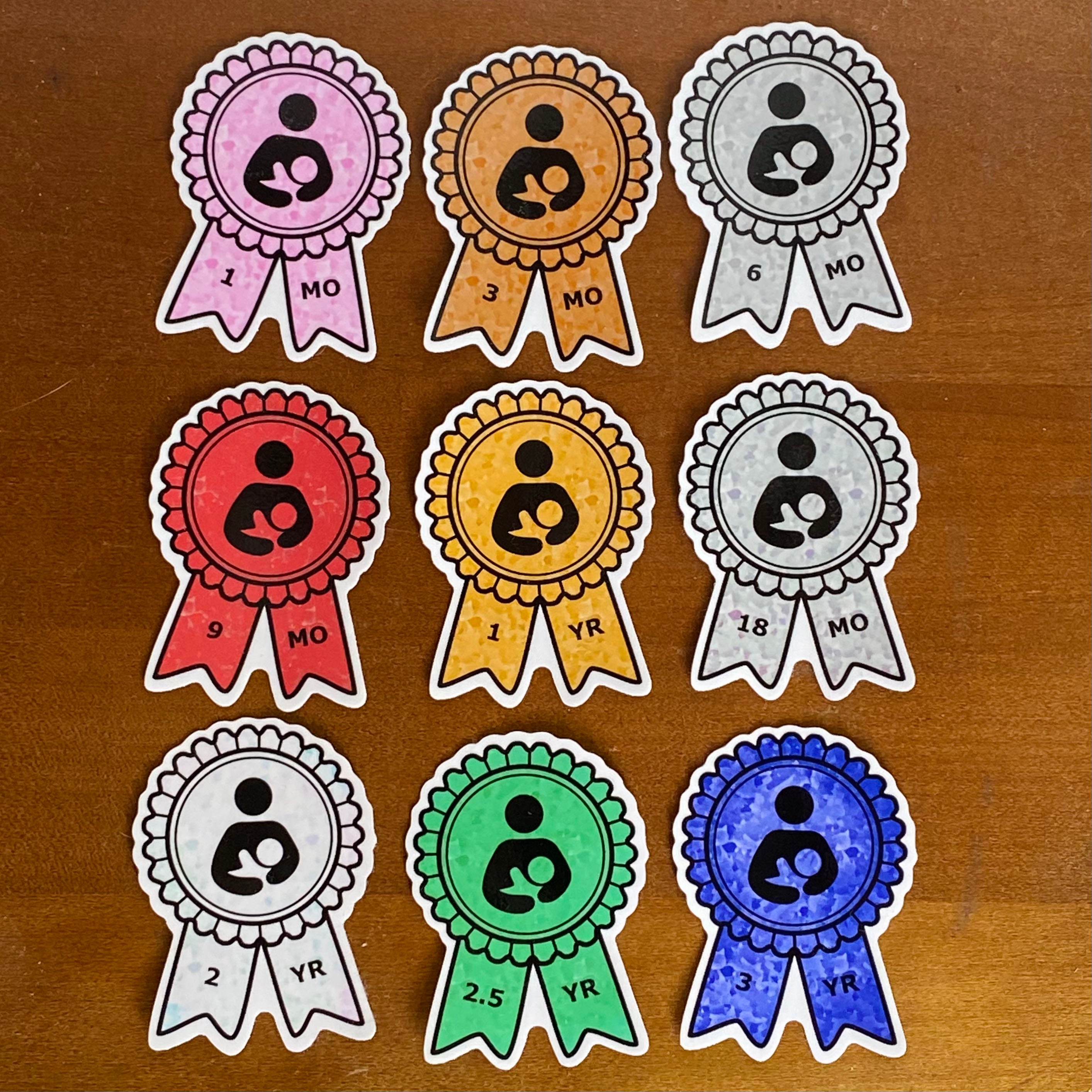 Breastfeeding Award Sticker 1 Month - Etsy