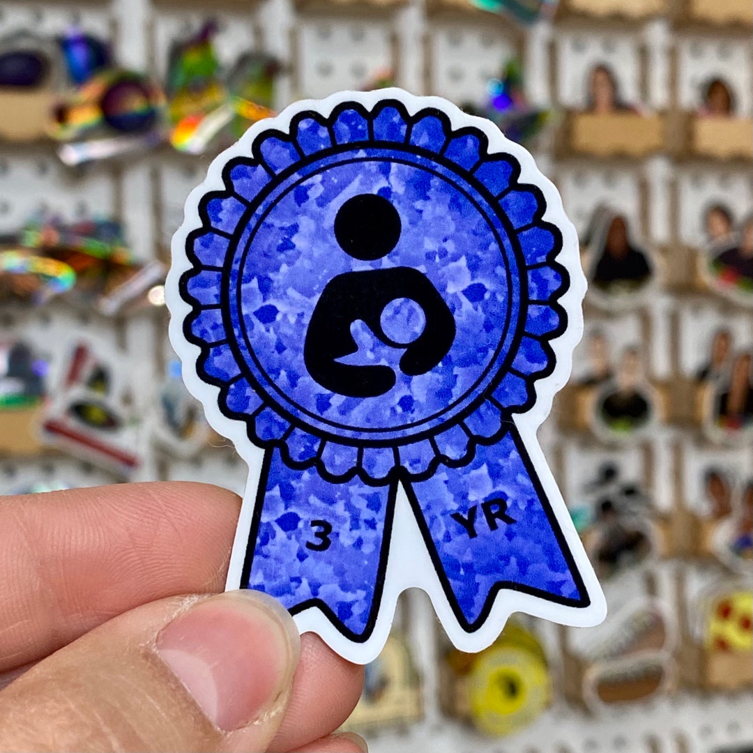 Breastfeeding Award Sticker - 3 Years - Etsy