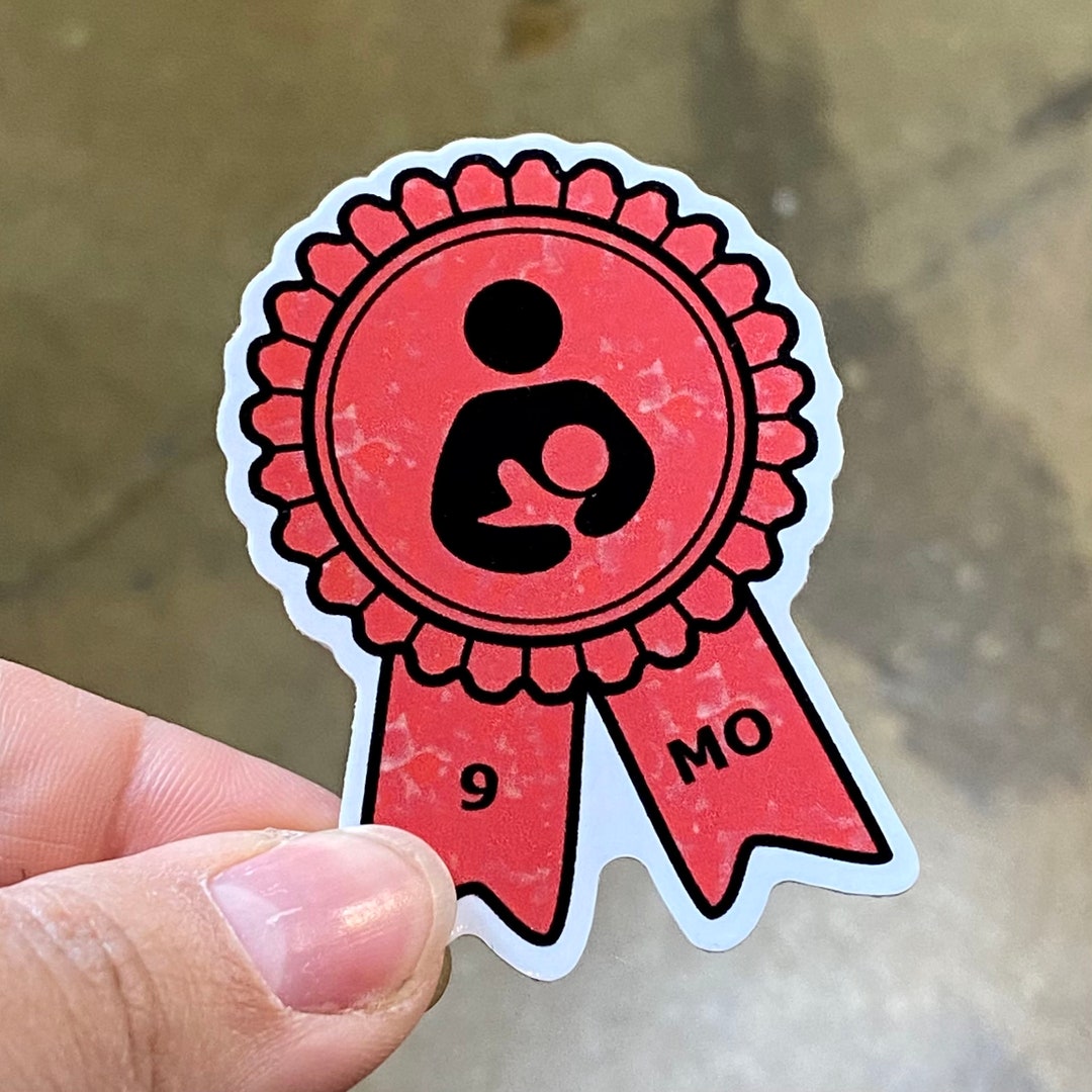 Breastfeeding Award Sticker - 9 Months - Etsy