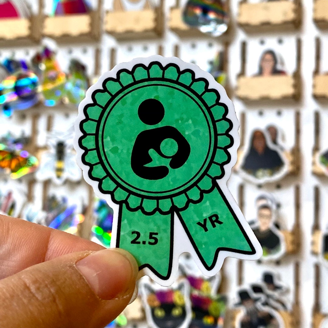 Breastfeeding Award Sticker - 2.5 Years - Etsy