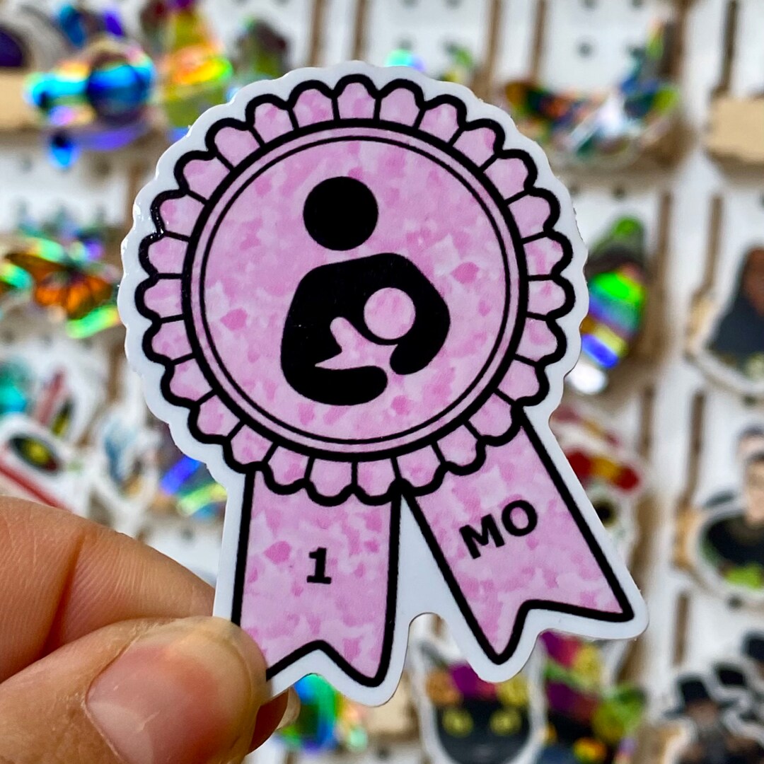 Breastfeeding Award Sticker - 1 Month - Etsy