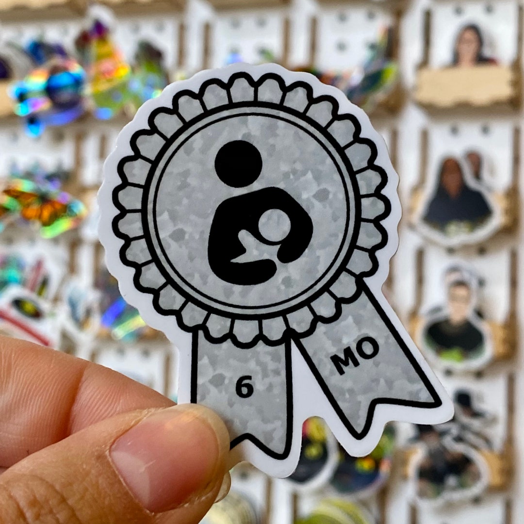 Breastfeeding Award Sticker - 6 Months - Etsy