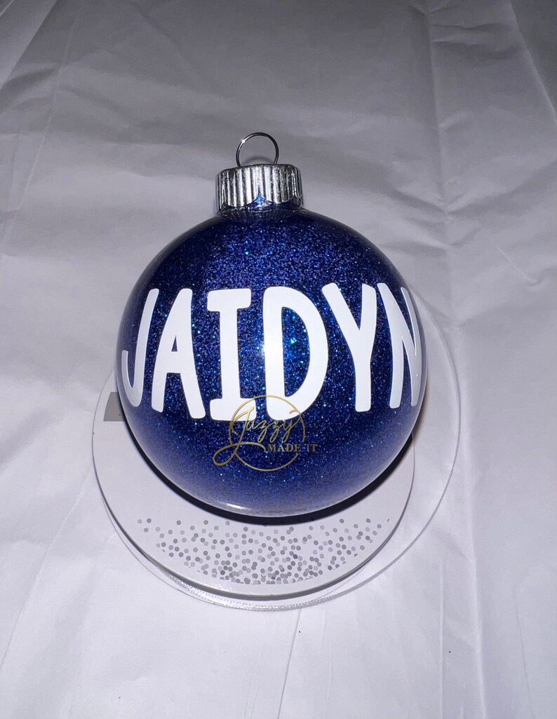 Custom Ornaments, Glitter Ornament, Personalized Ornaments - Perfect ...