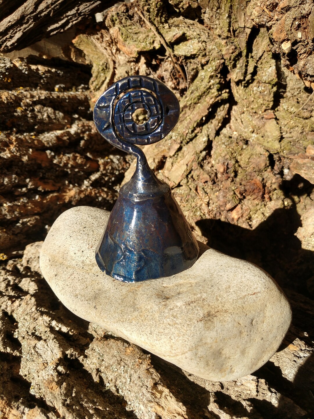 Iron Bell, Viking Home Decor, Bell Decor, Forged Viking Bell, Hand ...