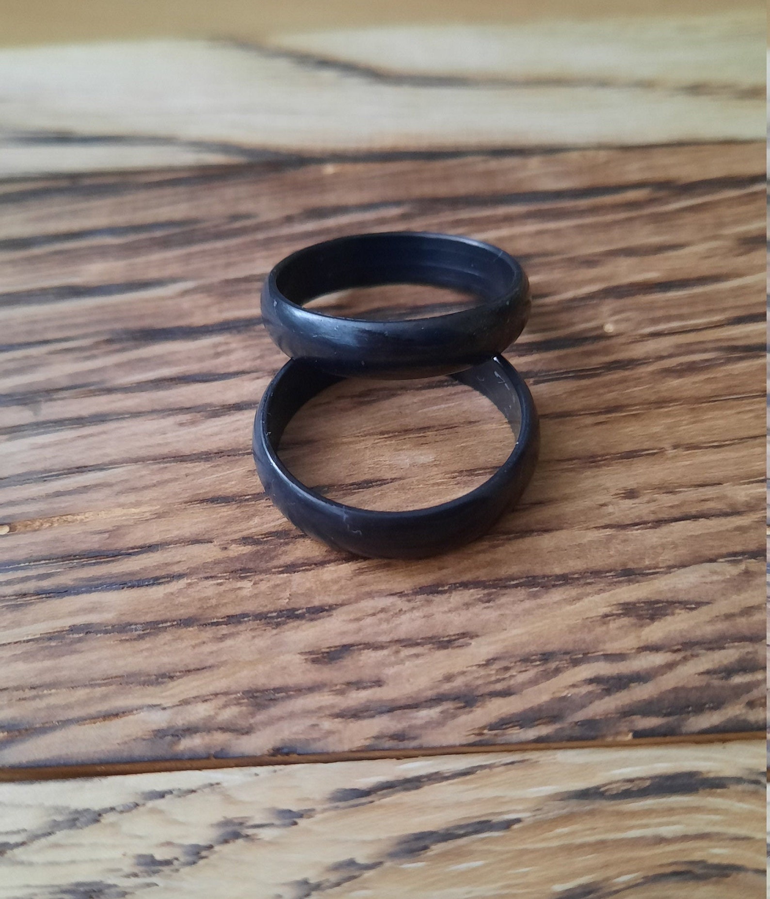 Iron rings set of 2 iron rings iron ring for him wrought | Etsy