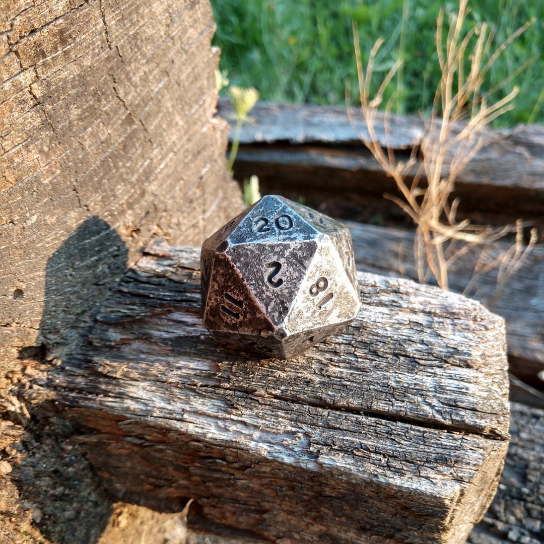 Iron Big Dice, D20 Iron Dice, 20th Years Gift, Iron Gift,6th ...