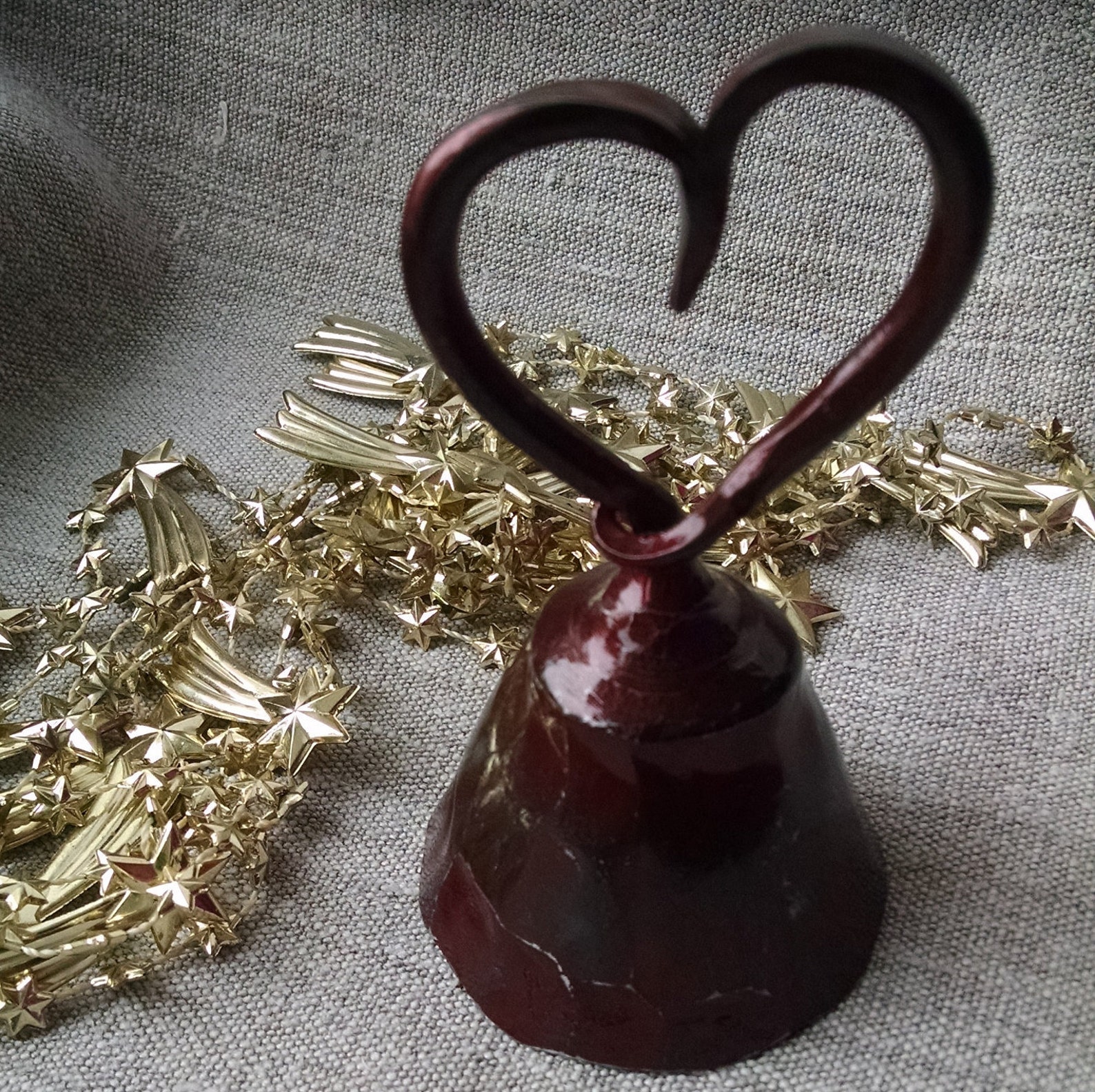 Forged Bell Hand Forged Bell Iron Anniversary Gift 6th - Etsy