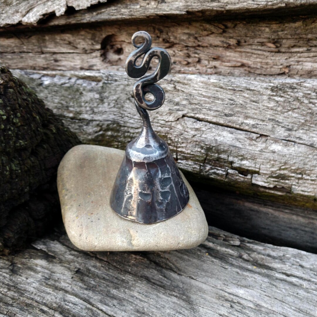 Hand Forged Iron Viking Bell, 6th Anniversary Gift - Etsy