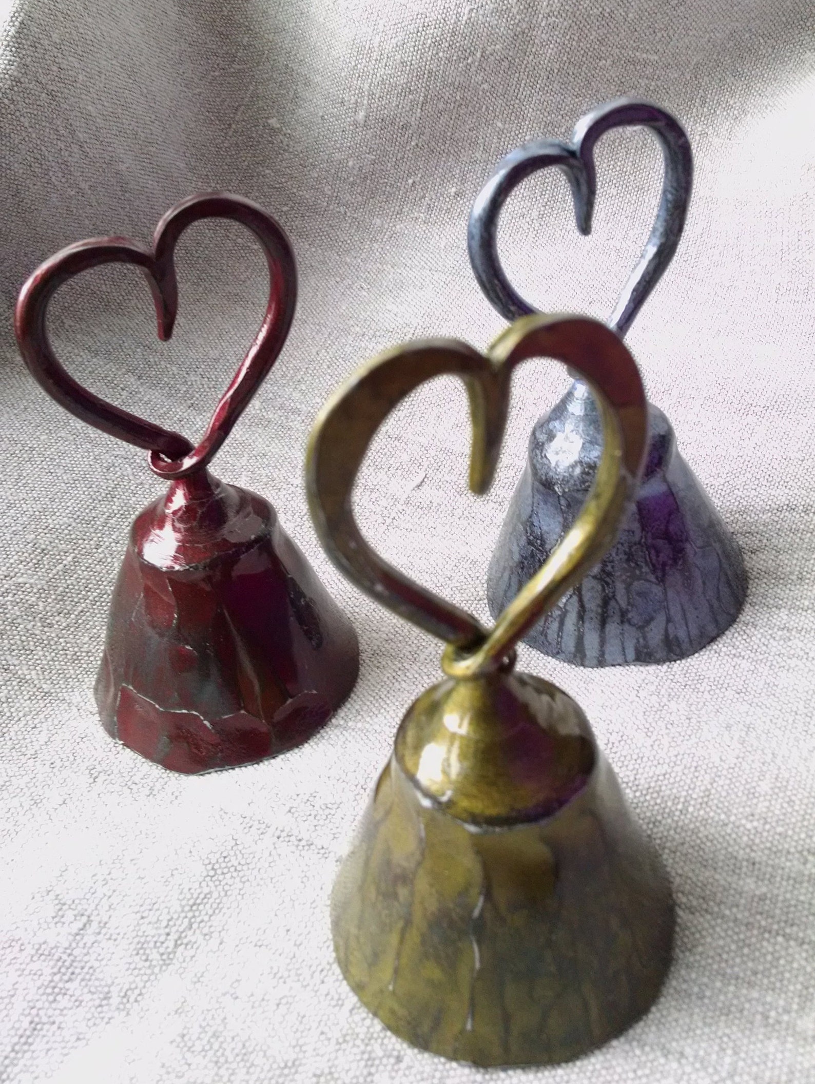 Forged Bell Hand Forged Bell Iron Anniversary Gift 6th - Etsy