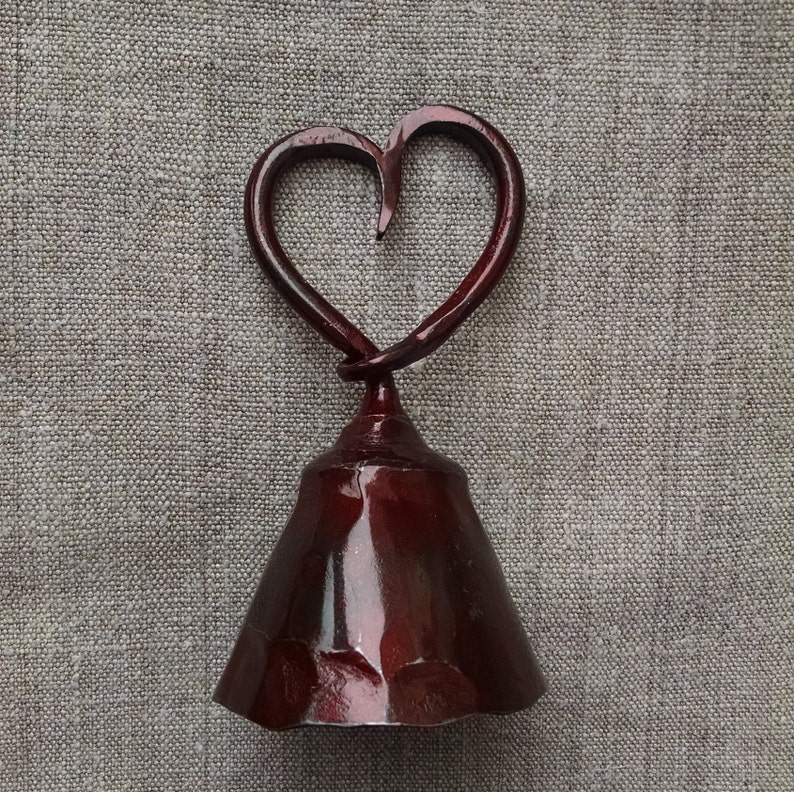 Forged Bell Hand Forged Bell Iron Anniversary Gift 6th - Etsy