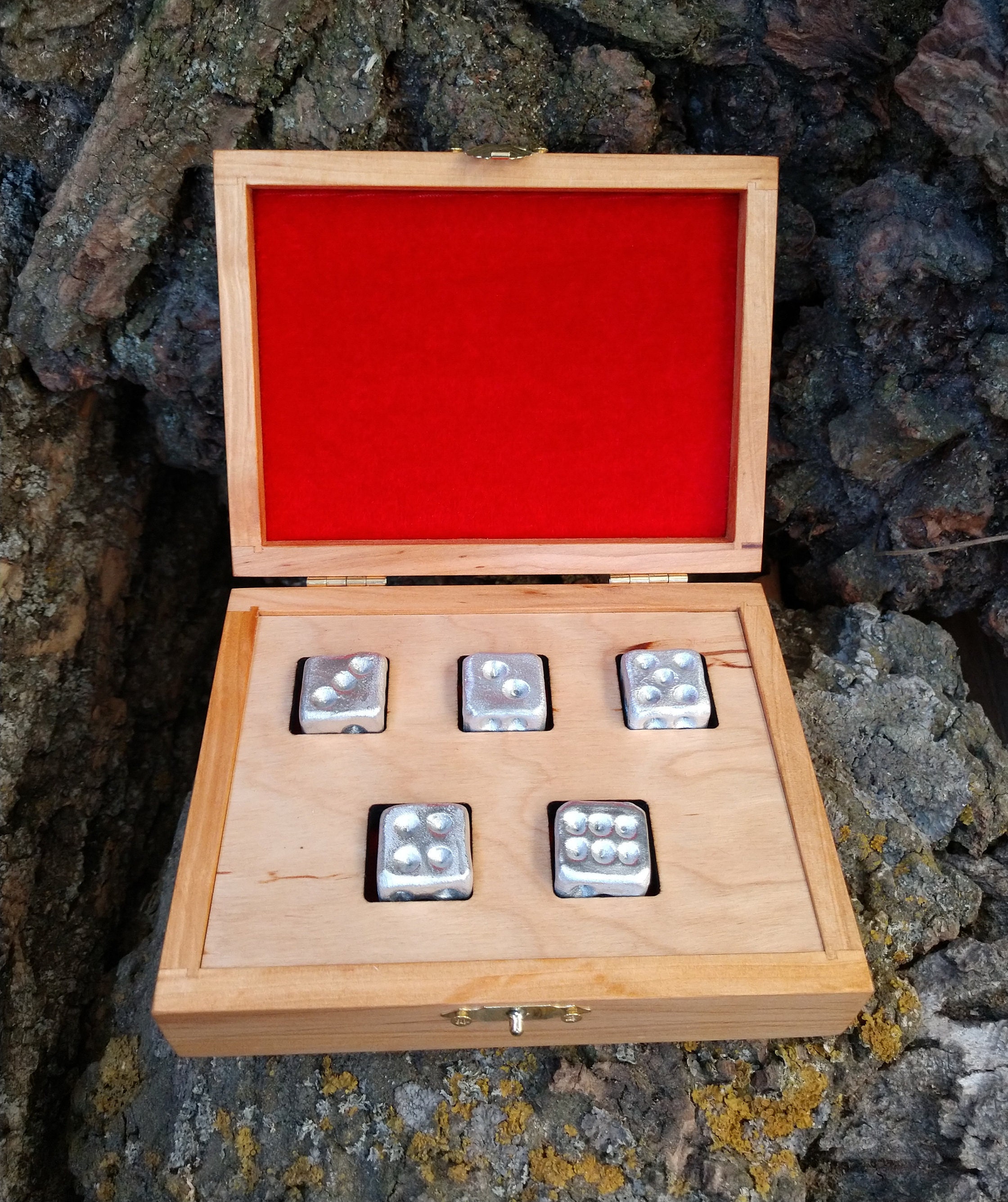 Tin anniversary gift aluminum dice 10 year anniversary gift | Etsy