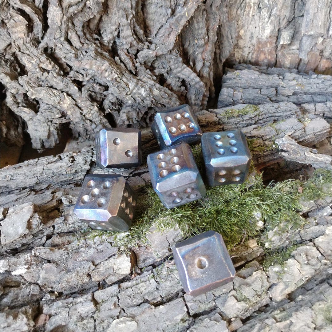 Titanium Dices, Set of 6 Dices, Titanium D6, Dice Games, Dnd Dice ...