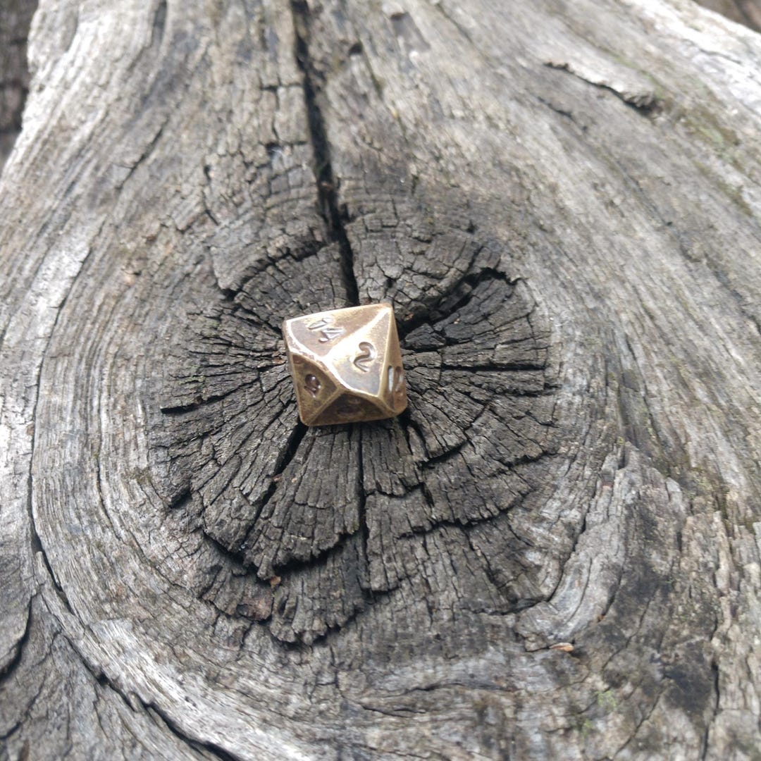 D14 Bronze Dice, 14th Years Gift, Bronze Gift, 14th Birthday Gift, Gift ...