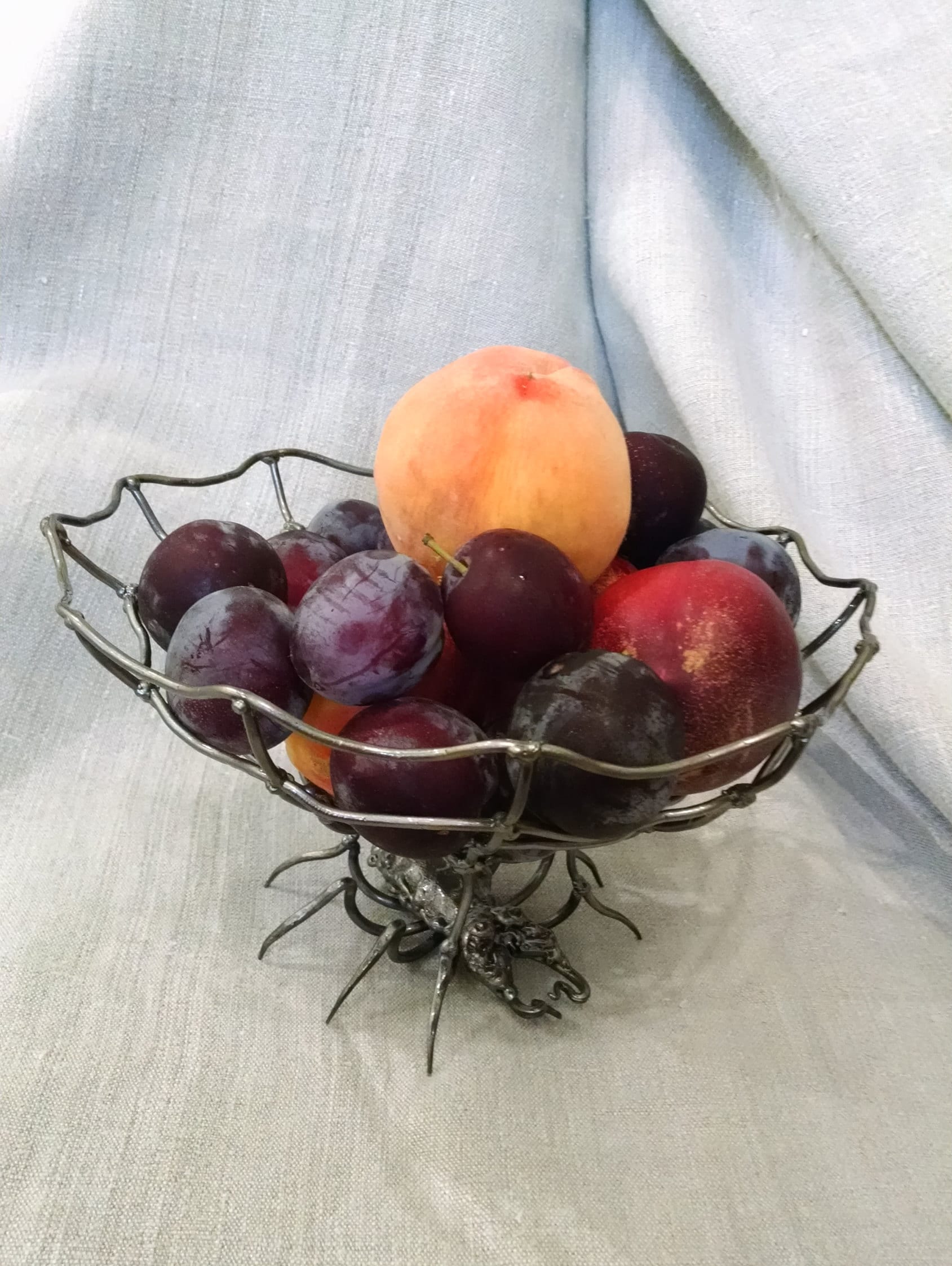 Kitchen storage fruit bowl wedding gift kitchen iron | Etsy