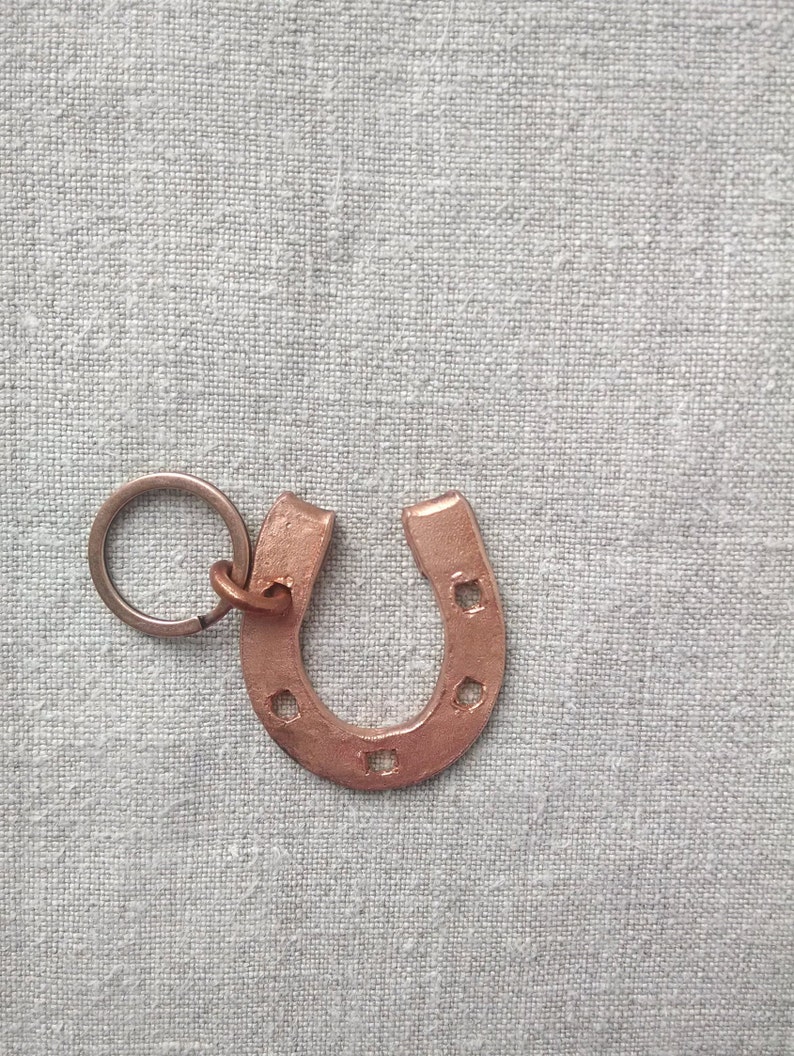 Copper Key Holder Copper Keychain Copper Horseshoe 7th | Etsy