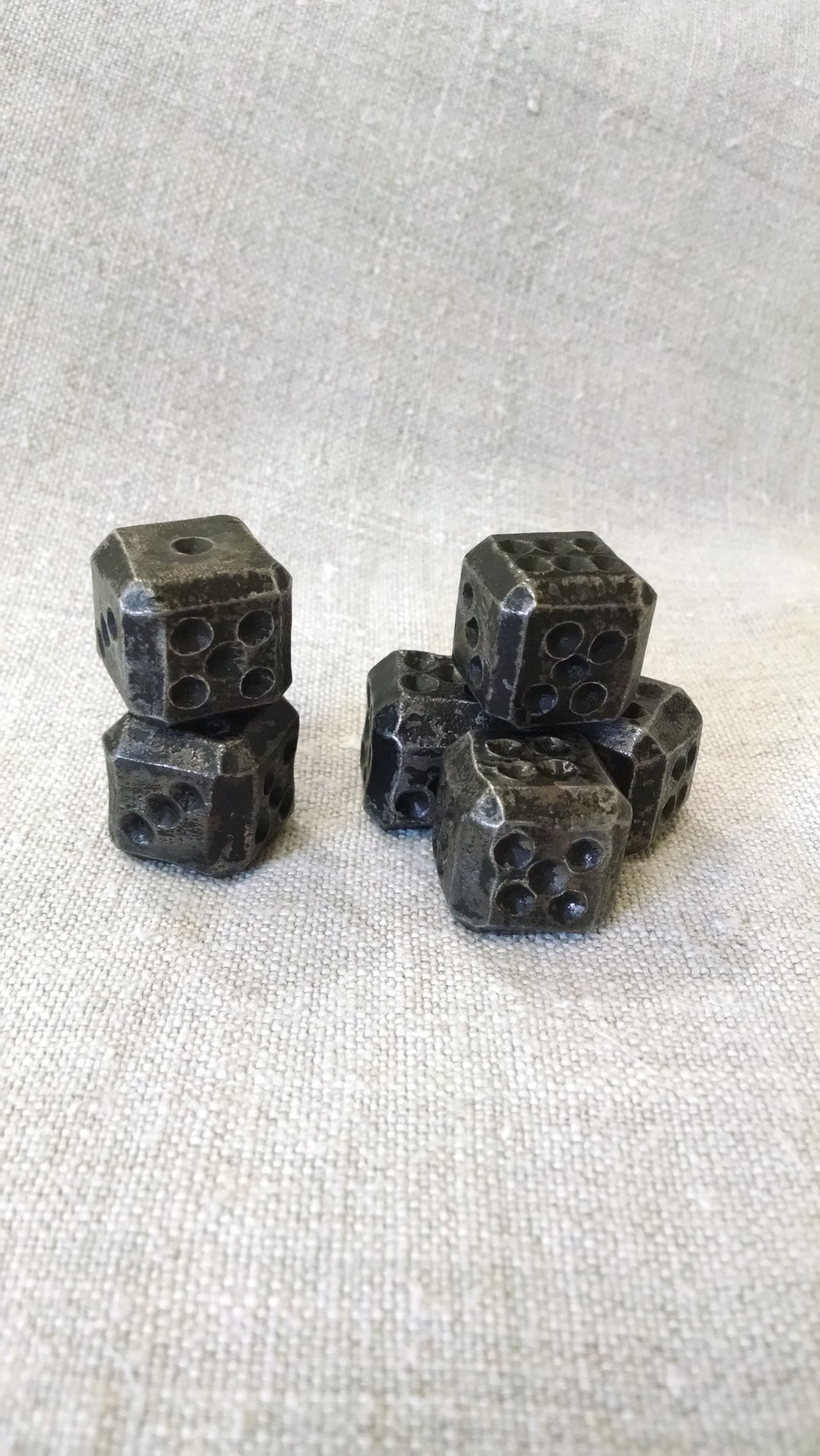 Iron Dices, Dices, Set of 6 Dices, Dice Games, Tabletop Gaming, Board ...