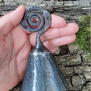 Forged Bell, Viking Home Decor, Bell Decor, Forged Viking Bell, Hand ...