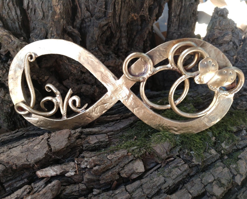 Bronze Infinity 8th Anniversary Gift 8 Years Anniversary - Etsy