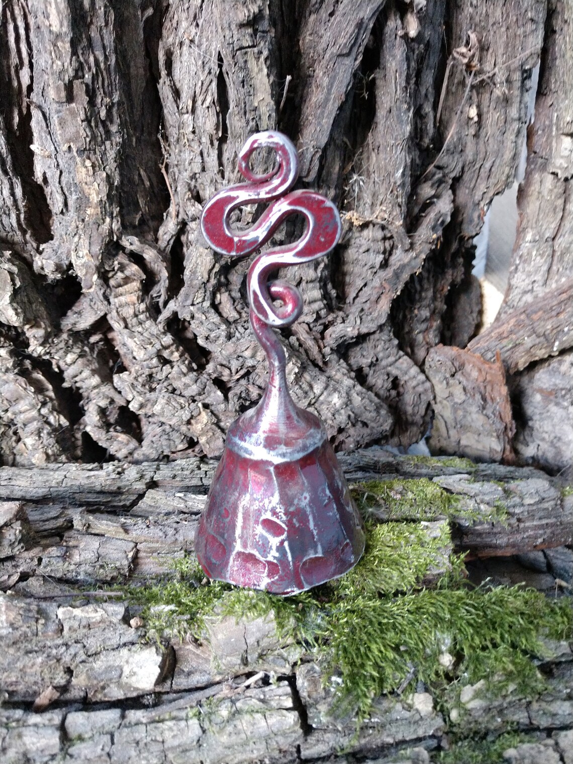 6th anniversary gift iron bells forged viking bell iron | Etsy