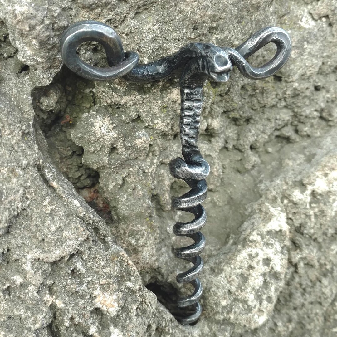 Handmade Metal Lamb Corkscrew: Iron Anniversary Wine Opener - Etsy