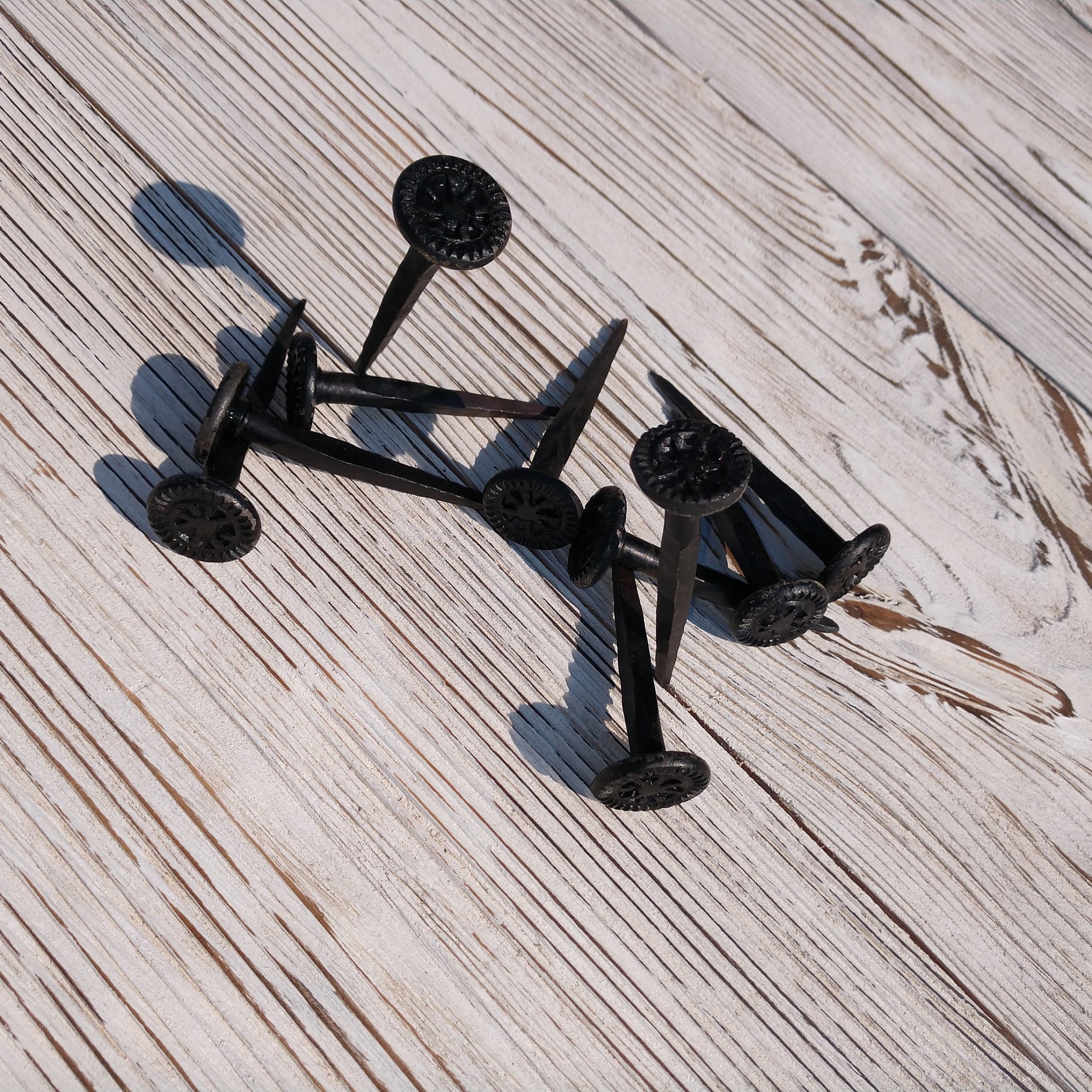 Hand Forged Nails set of 10 iron nails decorative nails | Etsy