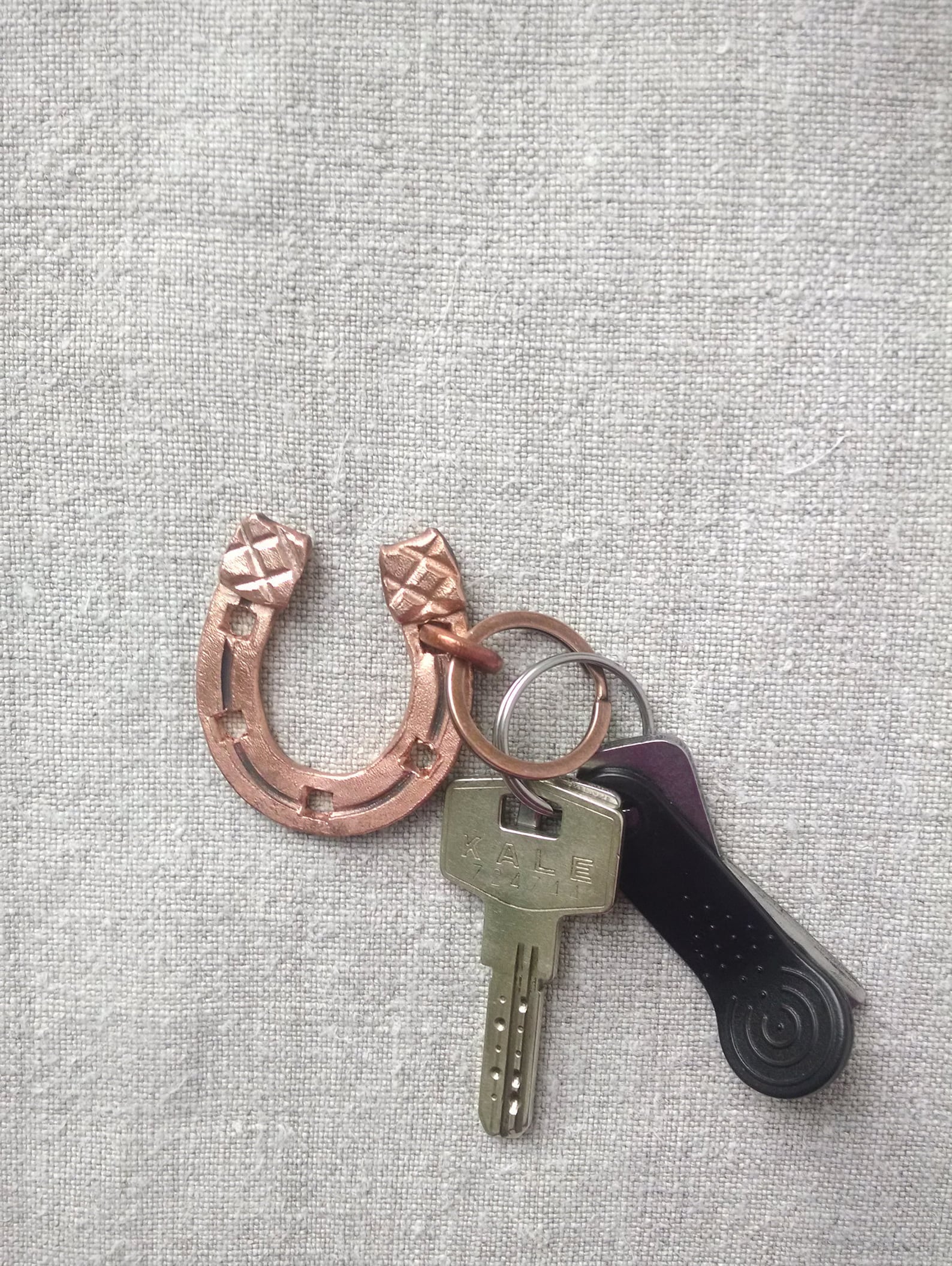 Copper Key Holder Copper Keychain Copper Horseshoe 7th | Etsy