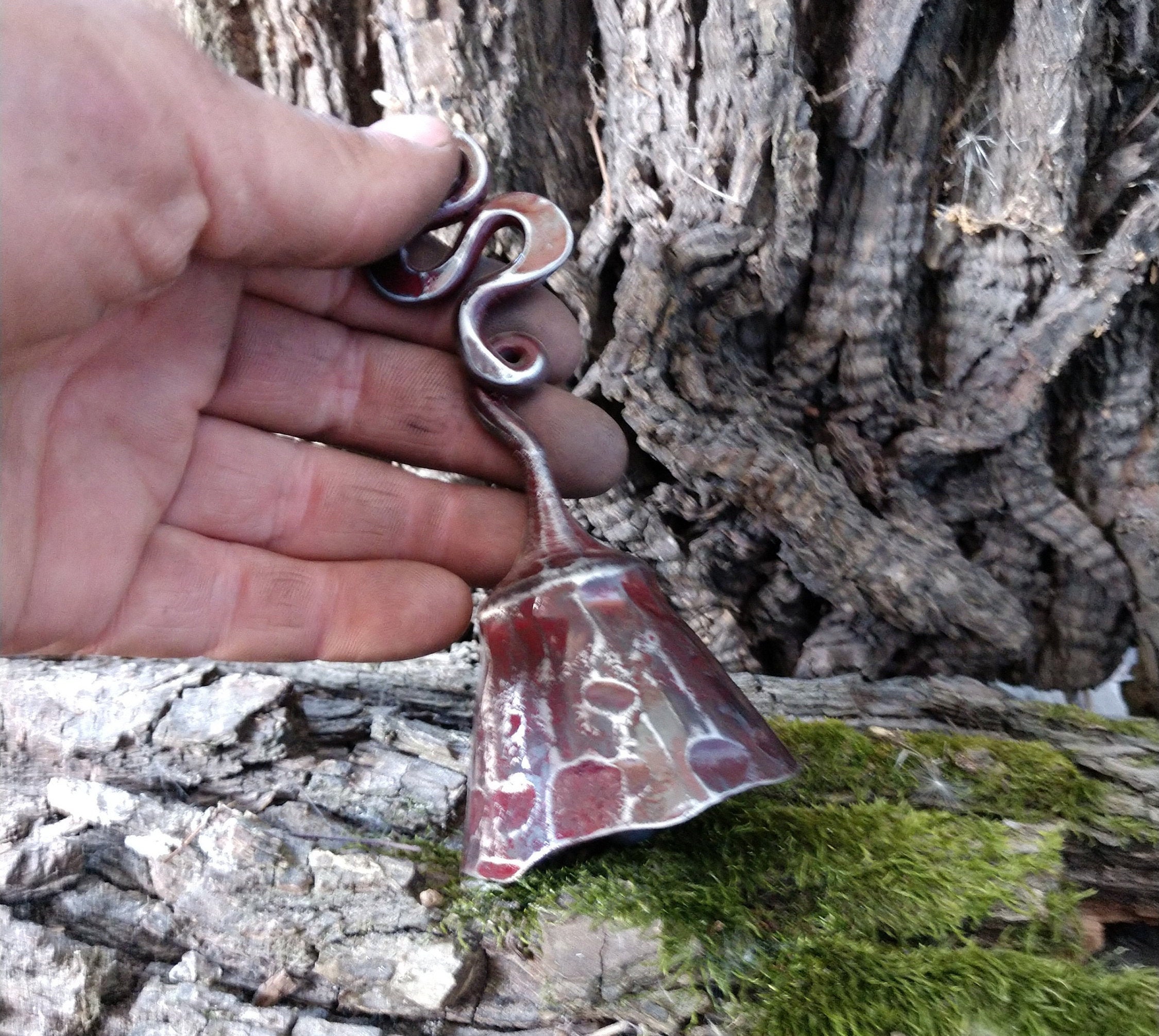 6th Anniversary Gift Iron Bells Forged Viking Bell Iron - Etsy