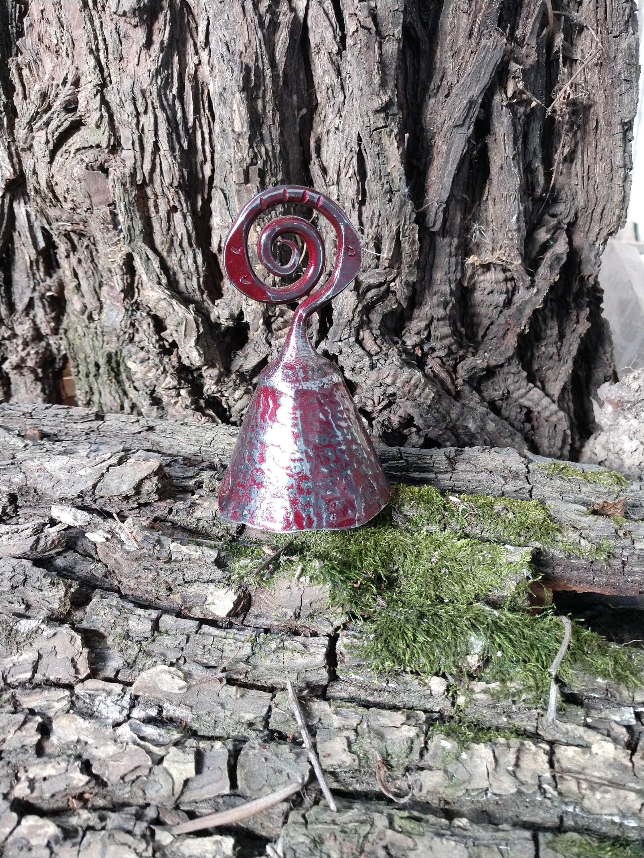 Forged bell viking home decor bell decor forged viking | Etsy