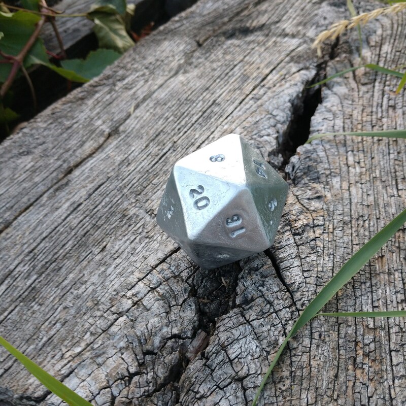 Solid Silver Dice - Etsy