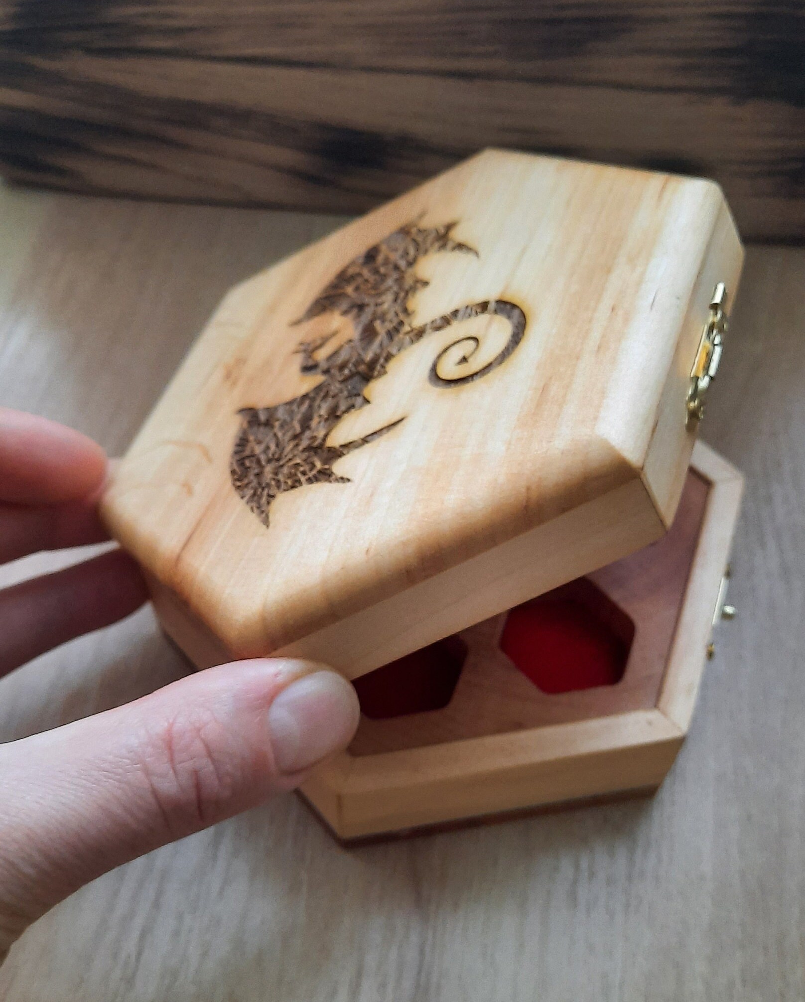 Dice box dice storage box DnD Custom Dice tray compact dice | Etsy