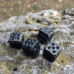 Iron Dices, Dices, Set of 4 Dices, Dice Games, Tabletop Gaming, Board ...