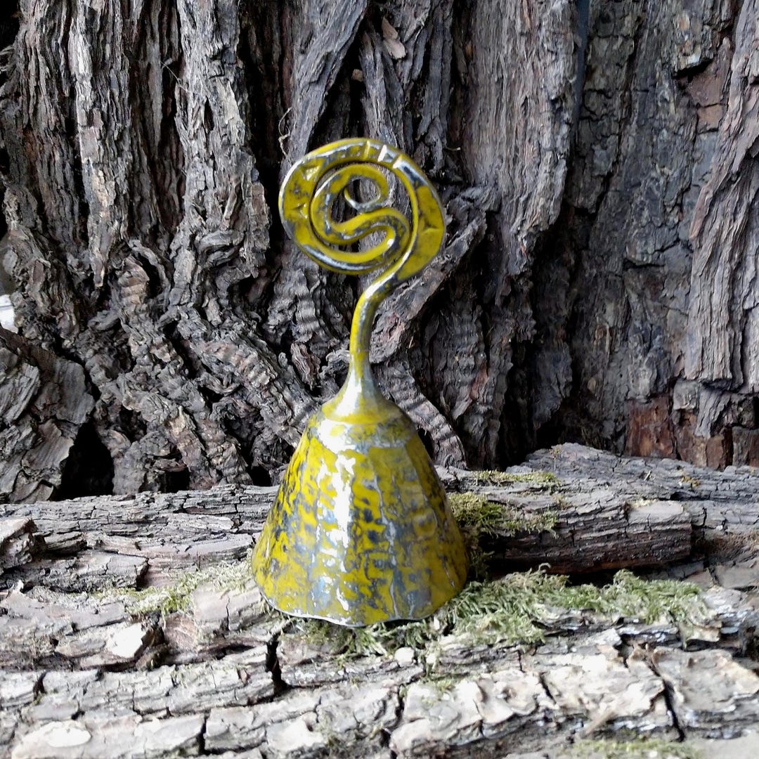 Forged Bell, Viking Home Decor, Christmas Gift, Bell Decor, Forged ...