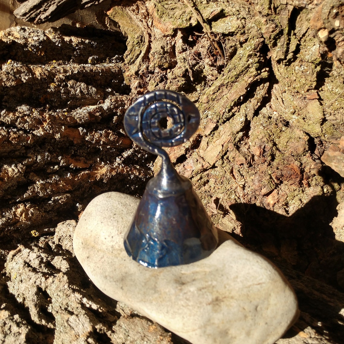 Iron bell viking home decor bell decor forged viking bell | Etsy