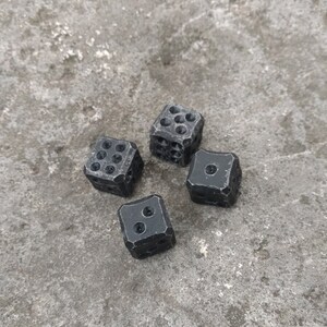 Iron Dices, Dices, Set of 4 Dices, Dice Games, Tabletop Gaming, Board ...