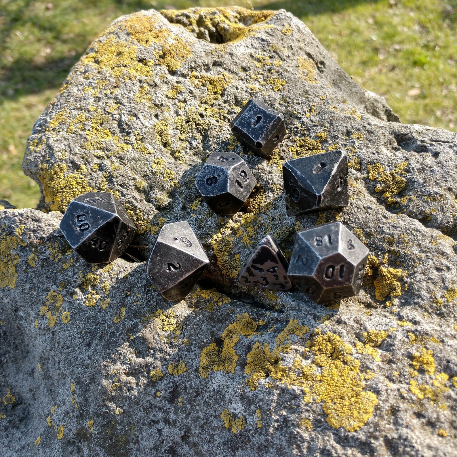 Dados DnD juego de 7 dados d4 d6 d8 d10 d12 d20 d00 | Etsy España