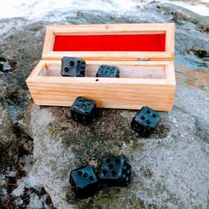 Iron Dices, Dnd Dice, Set of 6 Dices With Box, Dice Games, Tabletop ...