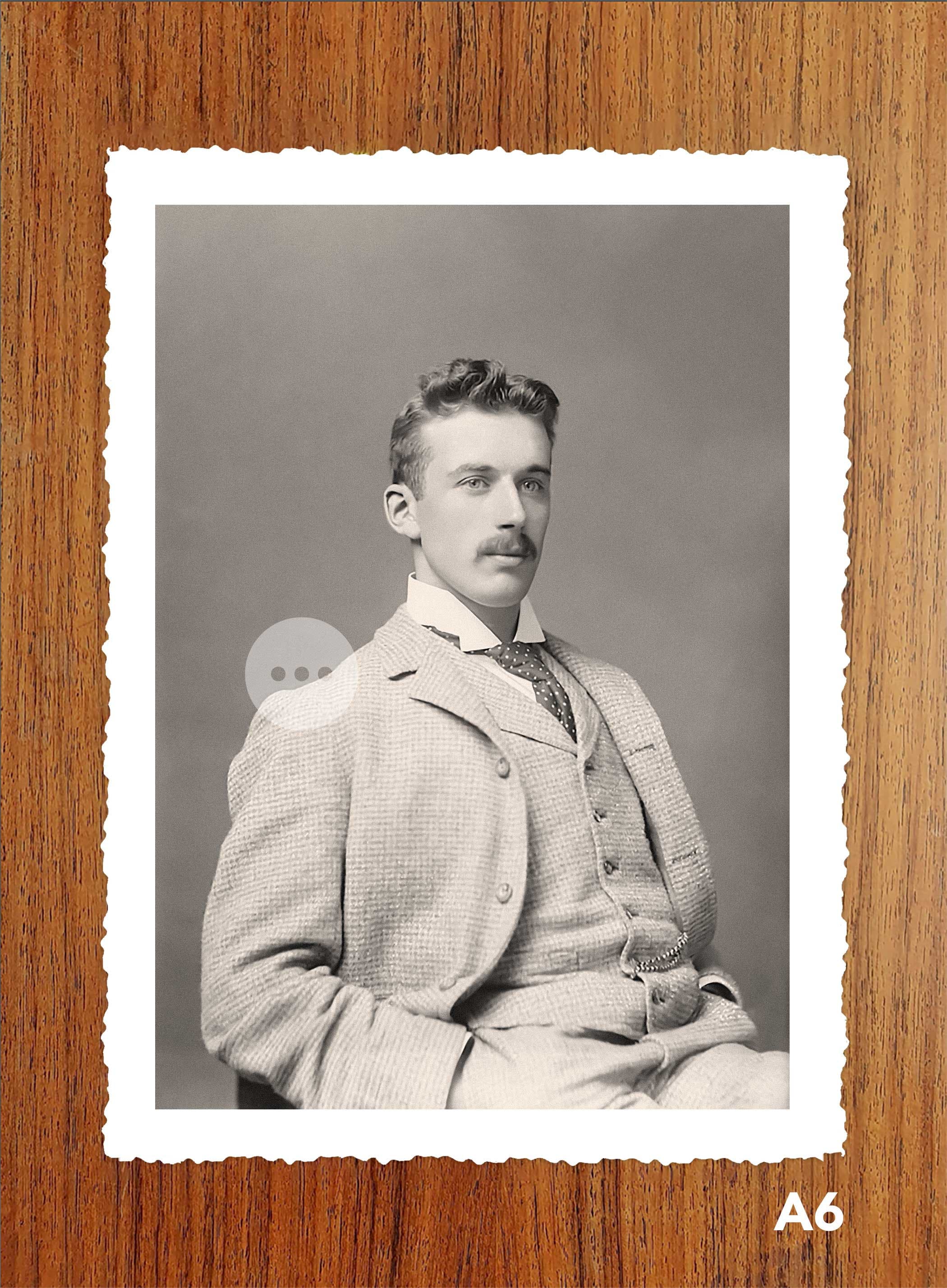 Antique portrait engraving of a Victorian gentleman Etchings ...