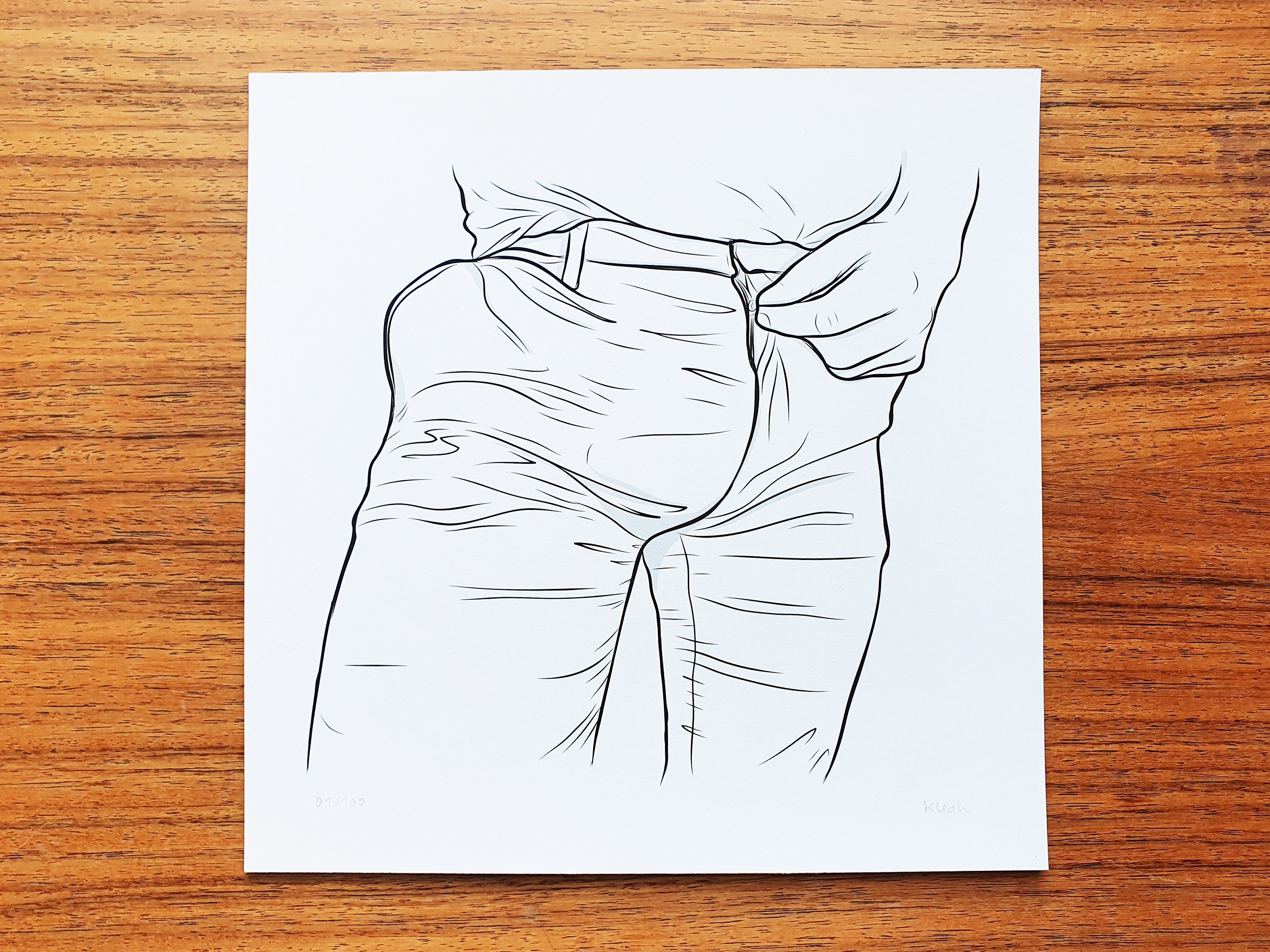 Bulge Penis Artwork Limited Edition Art Print by Kobe Leah - Etsy