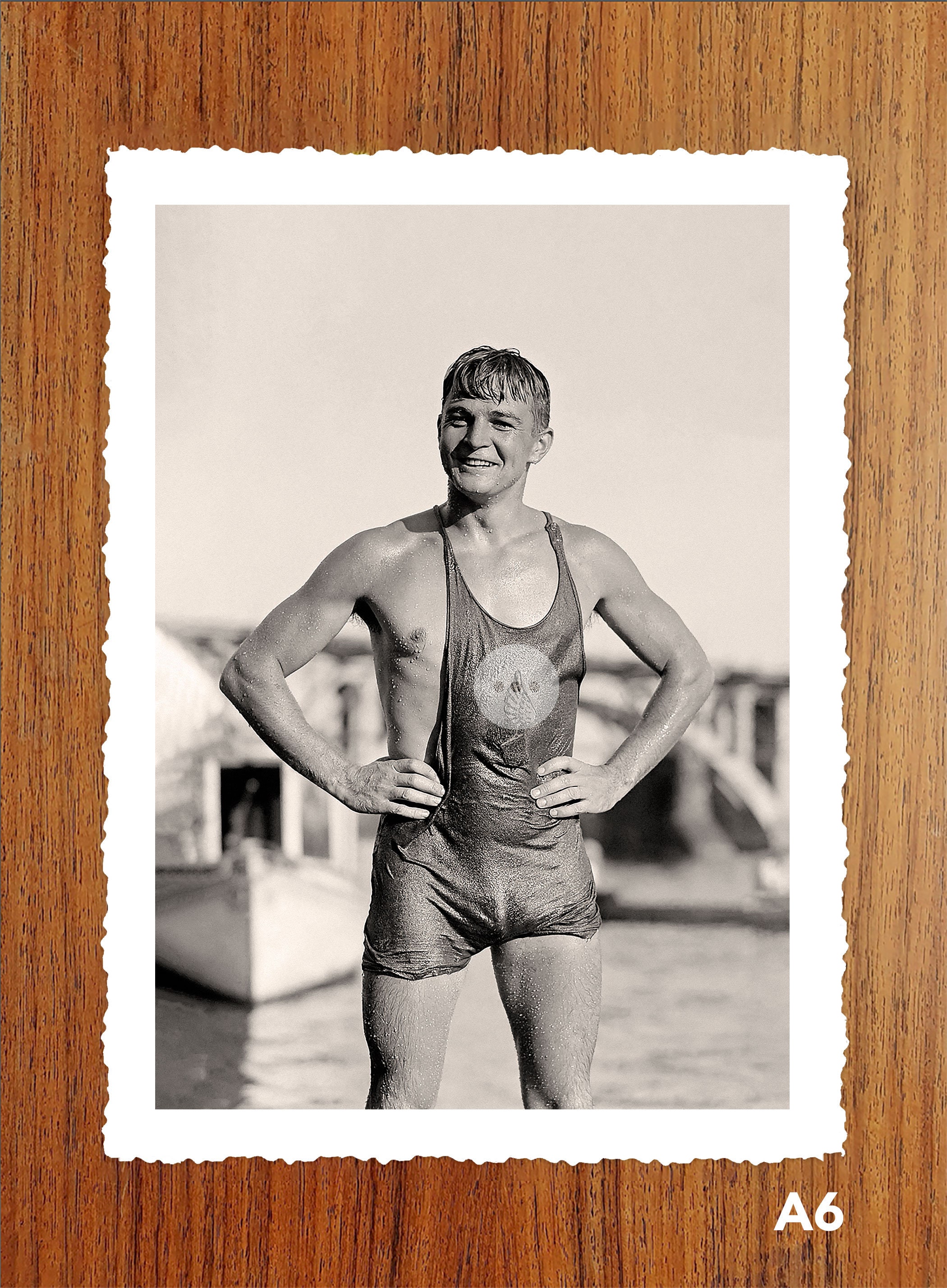 Vintage Photo Of A Man With A Huge Bulge Gay Interest Art Etsy