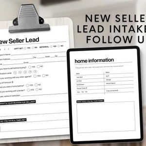 Real Estate Seller Intake Form Template (canva) - Etsy