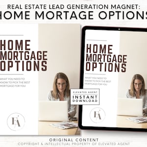 Mortgage Guide Template | Real Estate Marketing Packet (canva) - Etsy