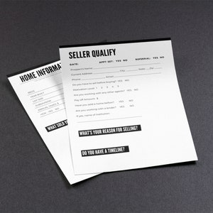 Buyer and Seller Questionnaire, Home Buyer, Home Seller, Real Estate ...