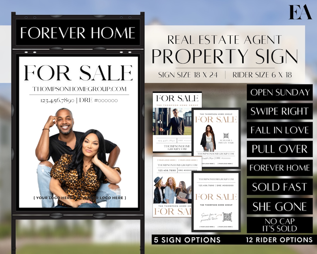 Real Estate Sign, for Sale, Property Sign, for Sale Sign, Realtor Sold ...