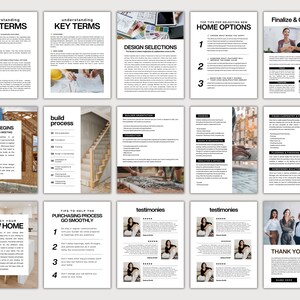 New Construction and Home Builder Bundle, Real Estate Template, New ...