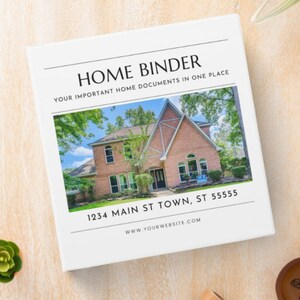 Real Estate Marketing, Home Binder, Real Estate Templates, Realtor ...